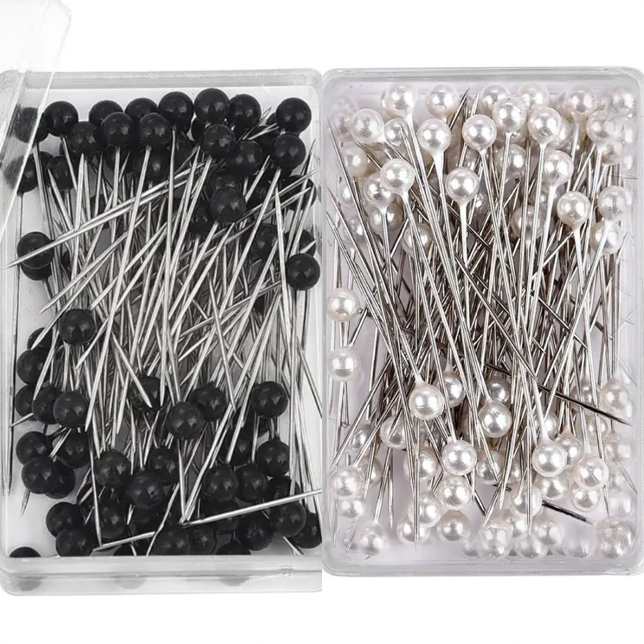Straight Hijab Pins Box - Black & White – Modesatire
